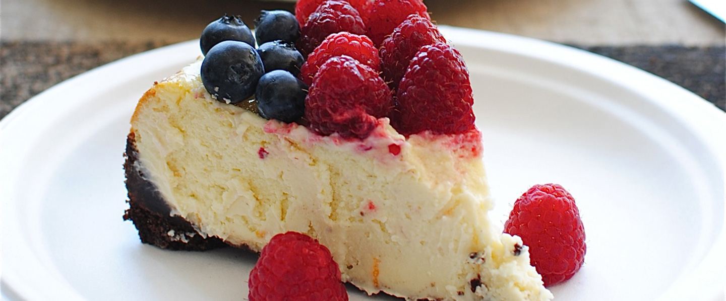 Red, White and Blue Cheesecake Recipe - Chinet®