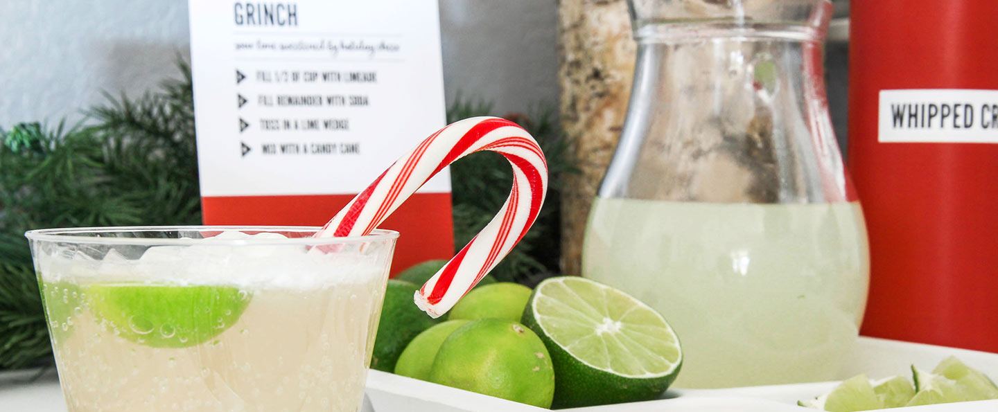 Grinch Holiday Mocktail Recipe - Chinet®